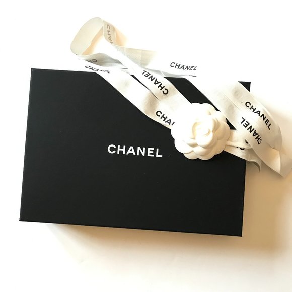 CHANEL | Accessories | Chanel Classic Wallet On Chain Box Dust Bag Logo ...